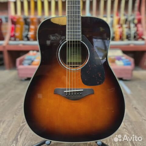 Акустическая гитара Yamaha FG830 Tobacco Brown Sun купить в Москве ...