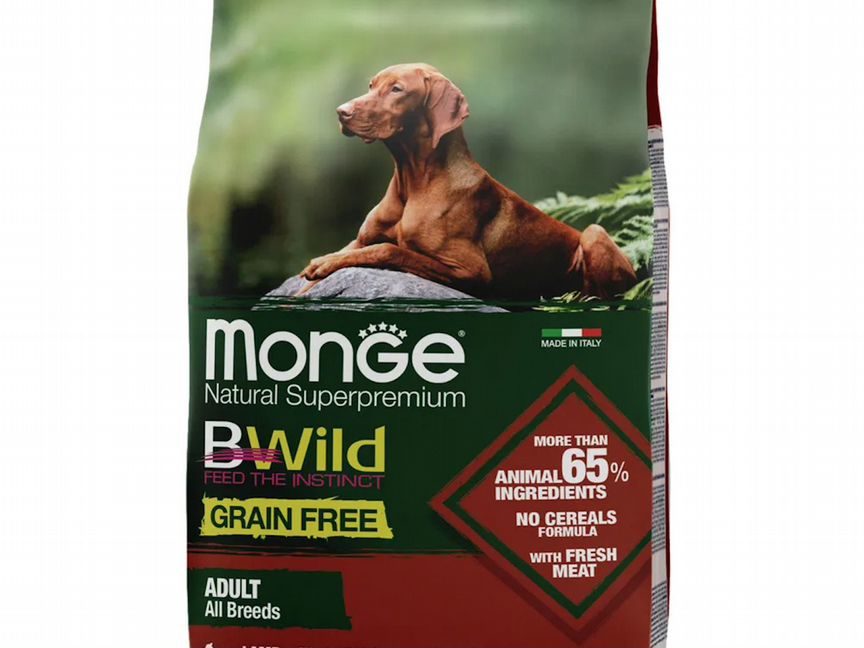 Monge Bwild Grain Free корм беззерновой ягненок
