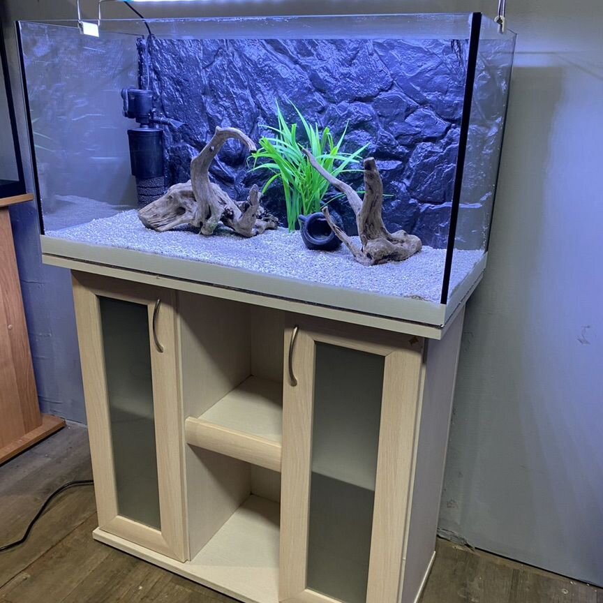 Аквариум на тумбе-100л