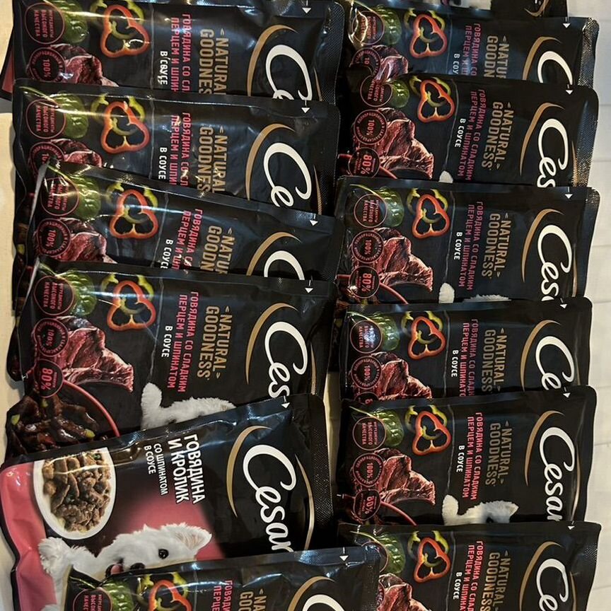 Корм для собак cesar