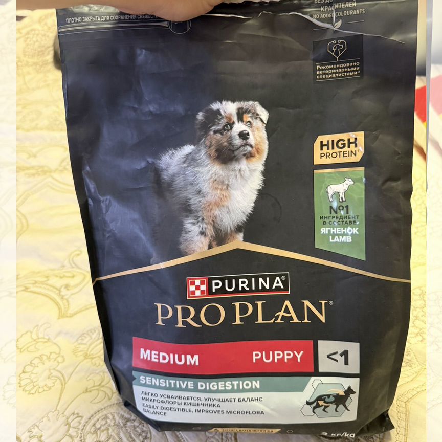 Корм для собак pro plan ягненок