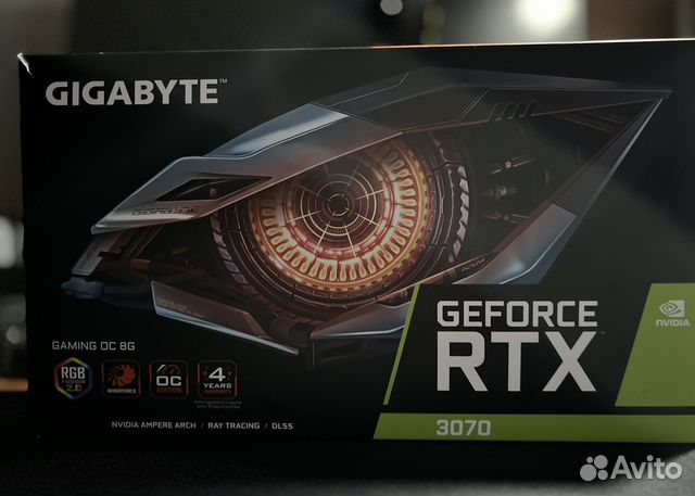 Видеокарта rtx 3070 gigabyte купить в Москве | Электроника | Авито