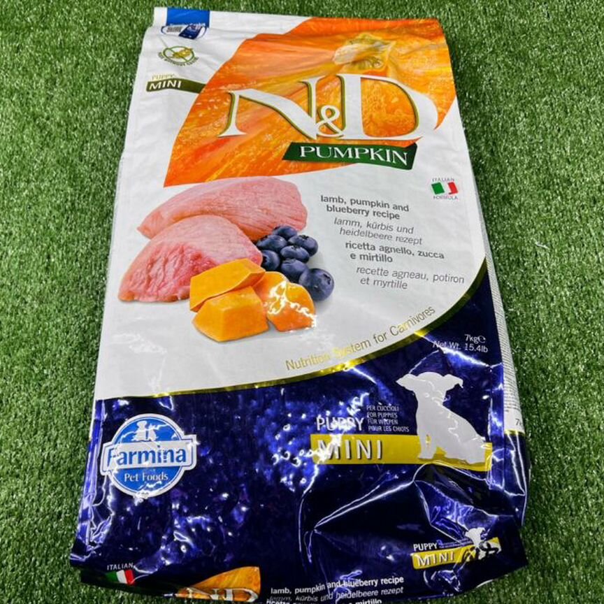 Корм для собак Farmina Pumpkin Puppy Mini 7 kg