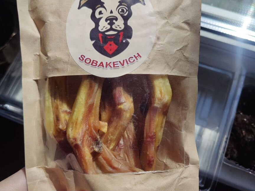 Лакомства для собак, лапки утиные