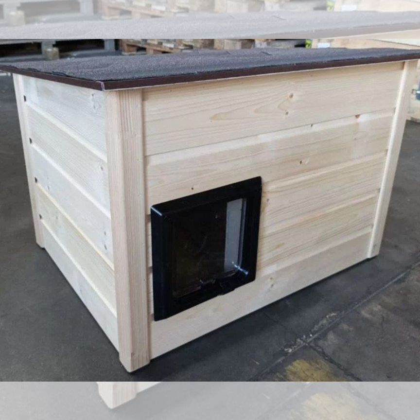 Будка для кошки утепленная