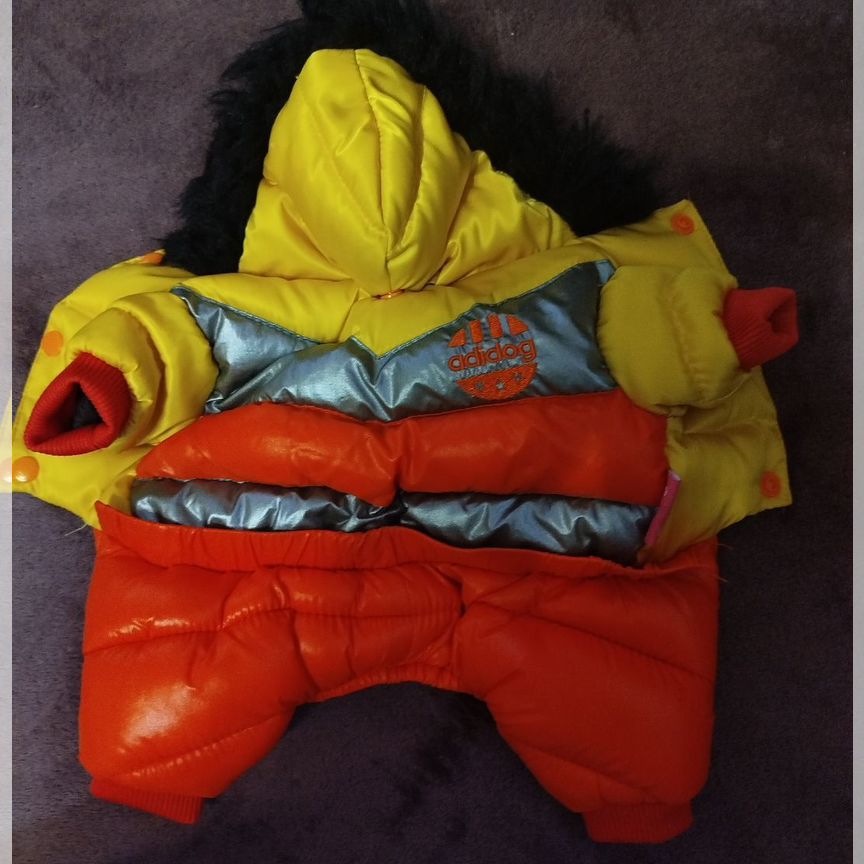 Зимний комбинезон для малых пород,adidog