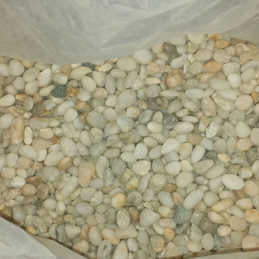 Галька жемчужная для аквариума