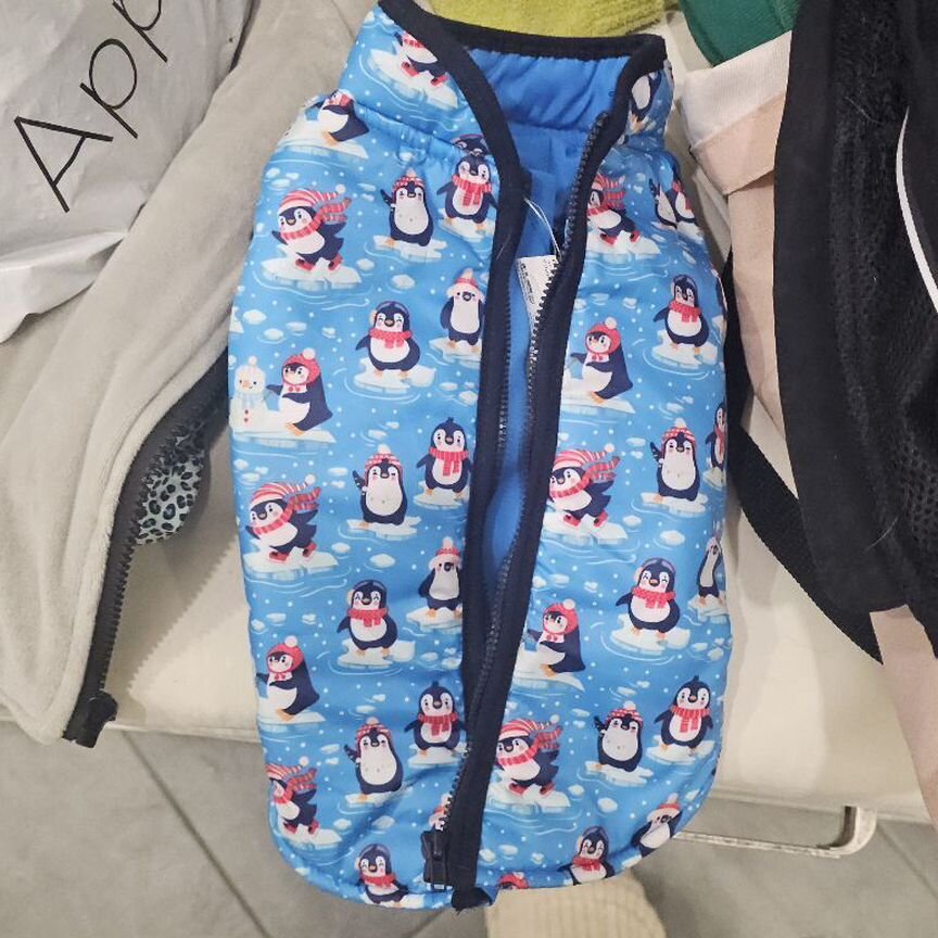 Новогодняя жилетка для собак M