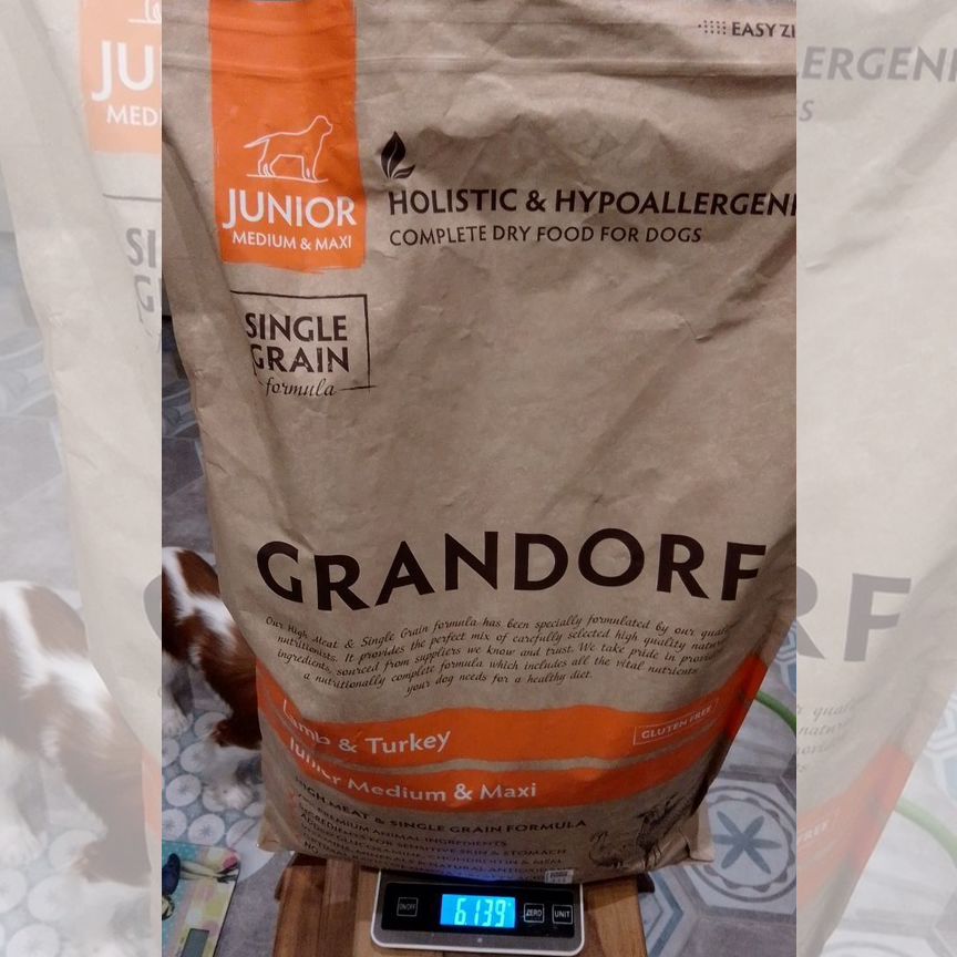 Корм для собак grandorf junior 10 кг