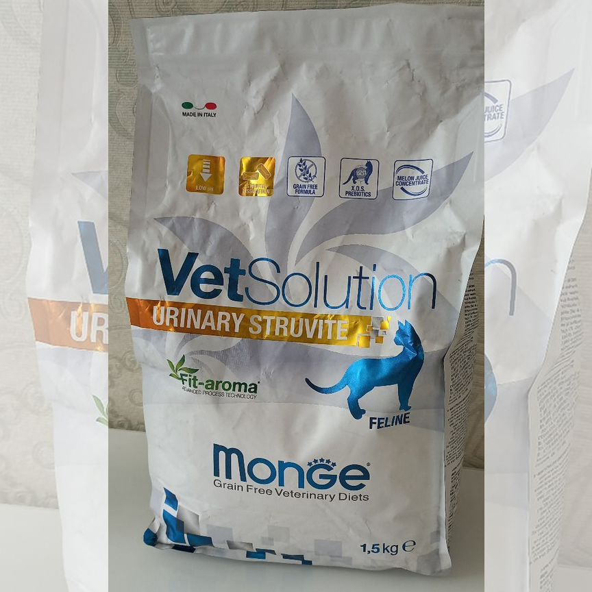 Сухой корм для кошек monge 1.5 кг