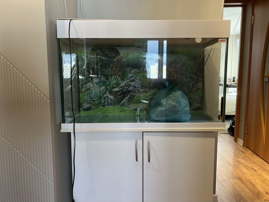 Аквариум Аквас 160л белый