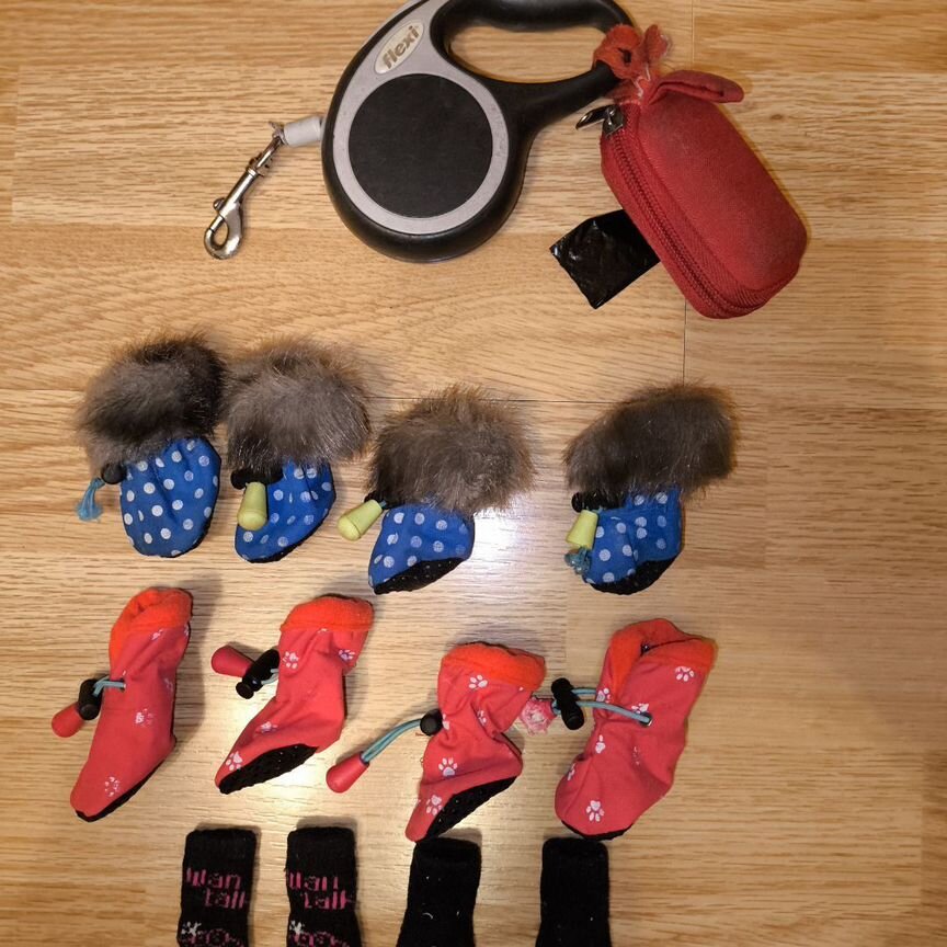 Ботиночки для собачки,рулетка