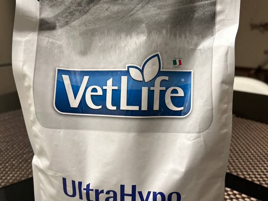 Кошачий корм VetLife UltraHypo 2 пачки