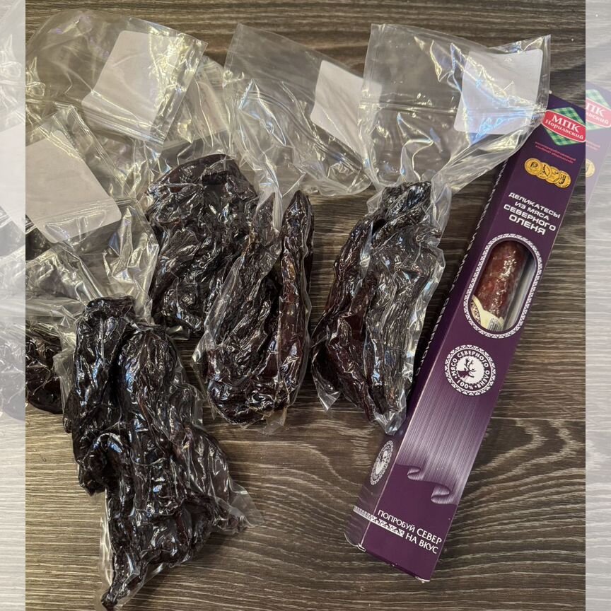 Юкола 5 шт, колбаса мпк северная 1 шт