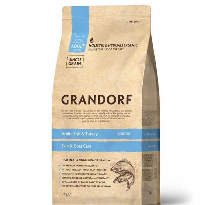 Сухой корм для кошек Grandorf