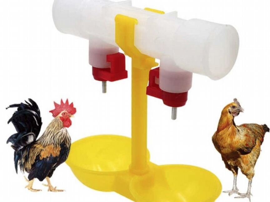 Поилка двойная на трубу 25 мм