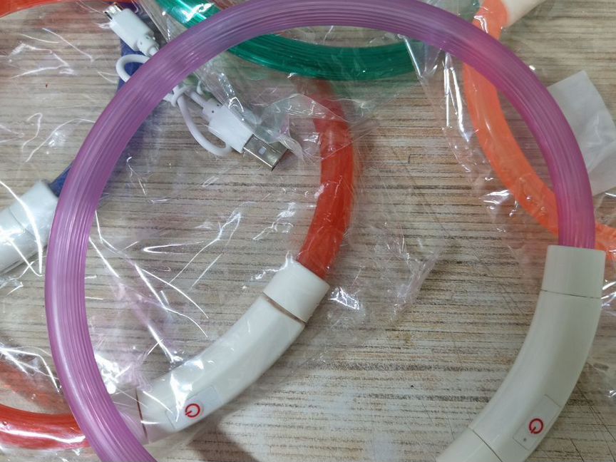 Светящийся ошейник для собак