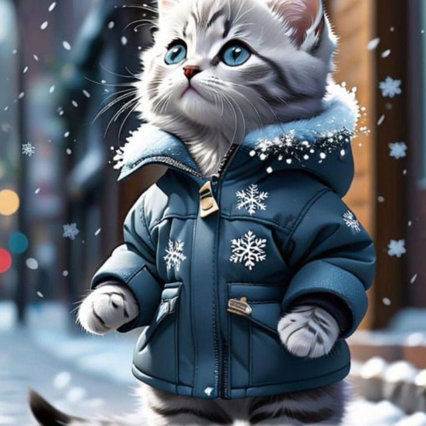 Черный котенок мальчик