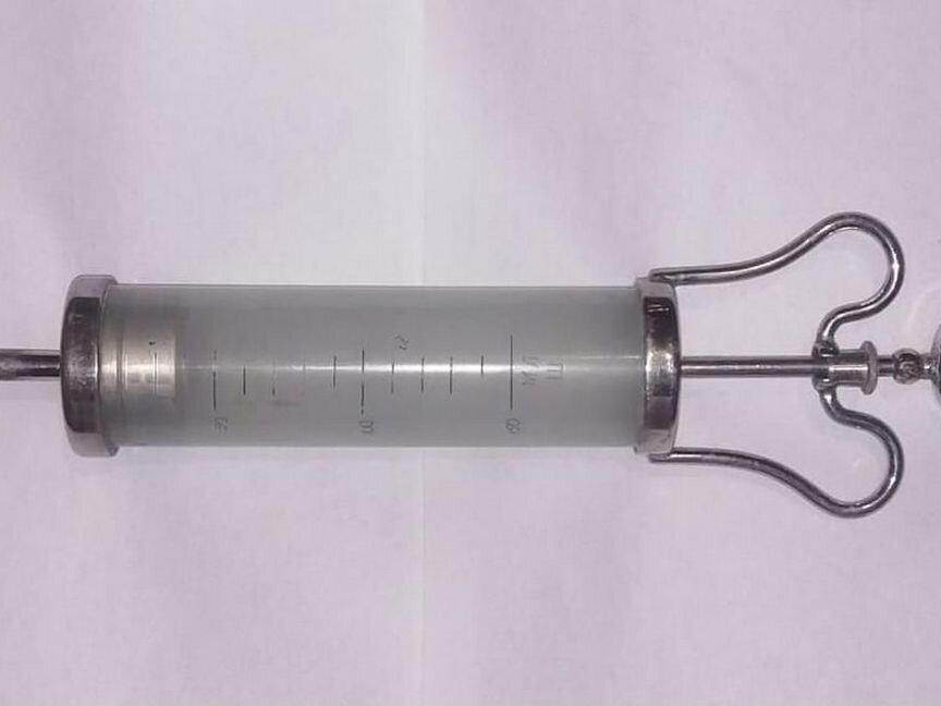 Шприц ветеринарный для промывания полостей штв-200