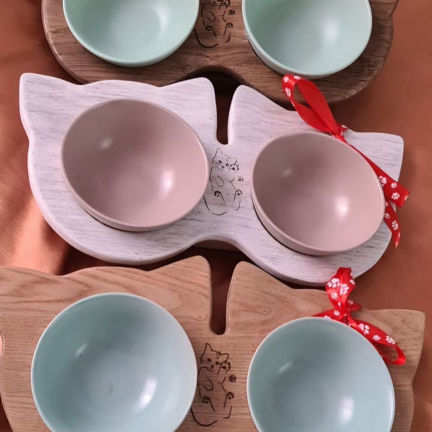 Миски для кошек керамические