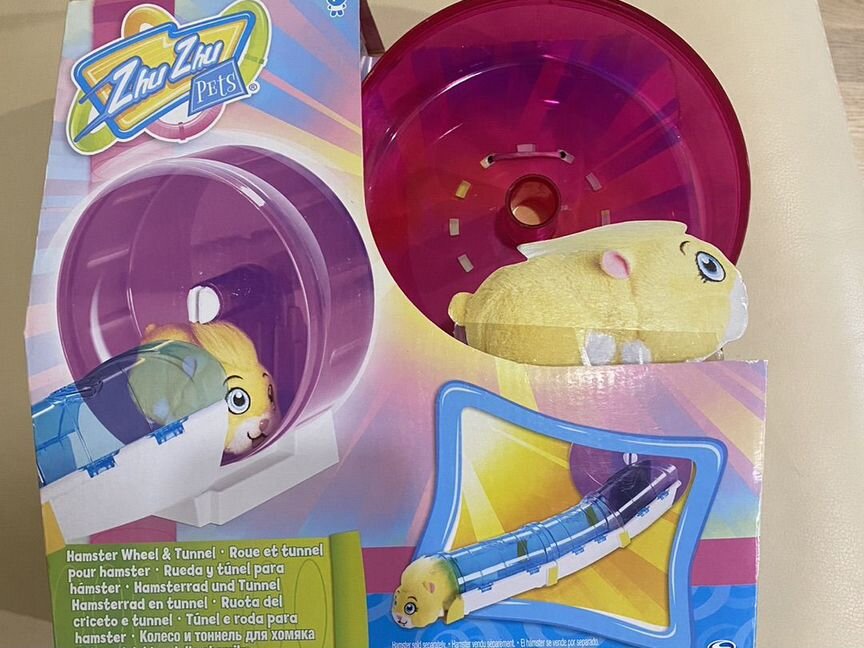 Колесо и туннель для хомяка