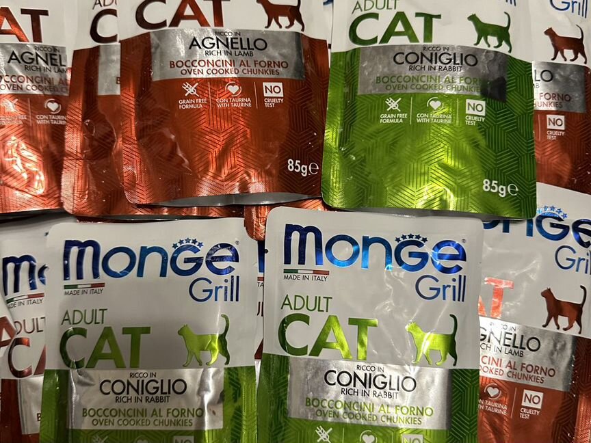 Паучи monge для кошек