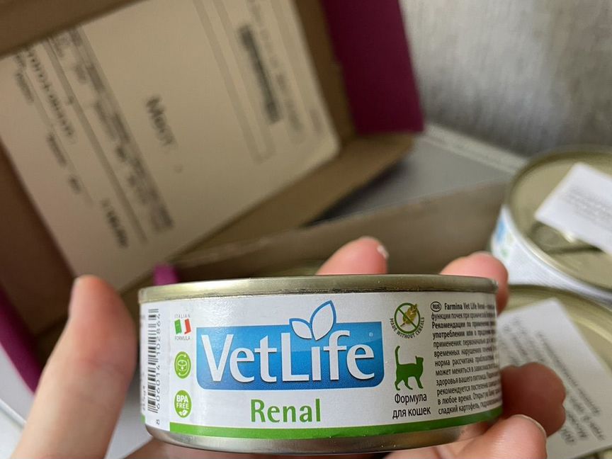Корм для кошек VetLife renal
