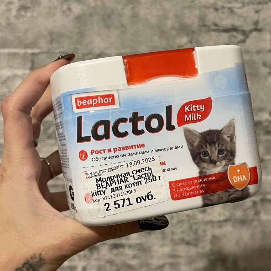 Молочная смесь для котят