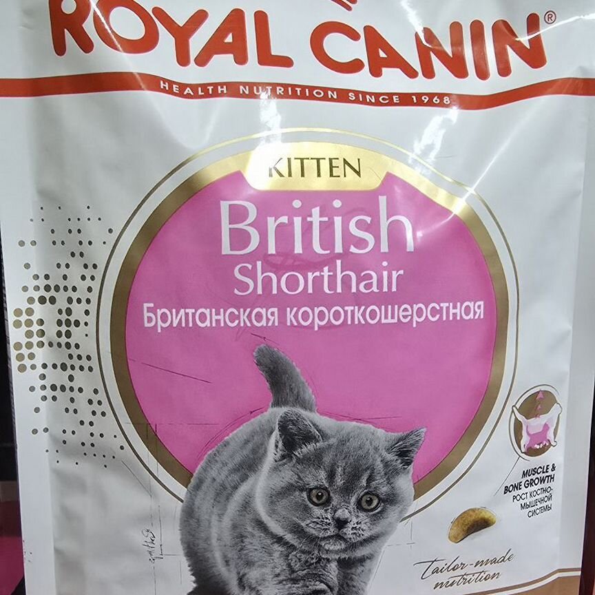 Корм для котят royal canin british kitten