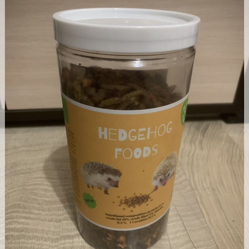 Корм для ежей