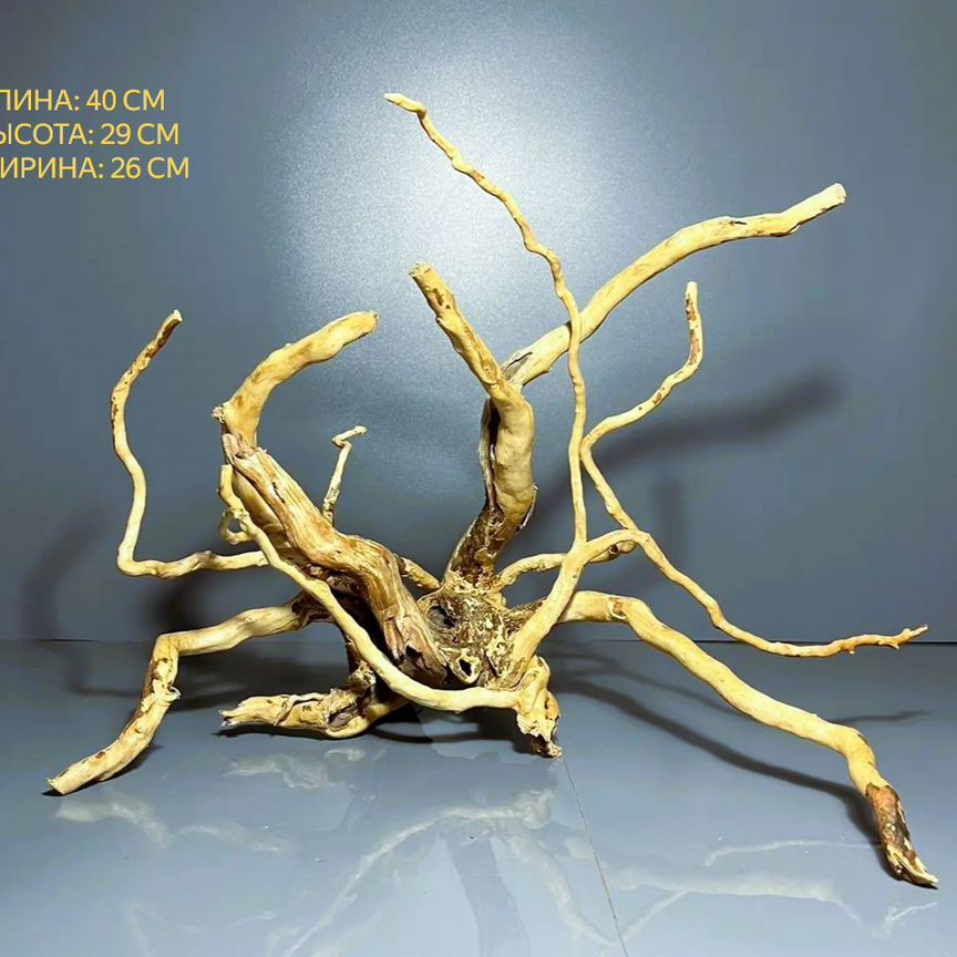 Коряга для аквариума паучий корень 40*26*29 вк29