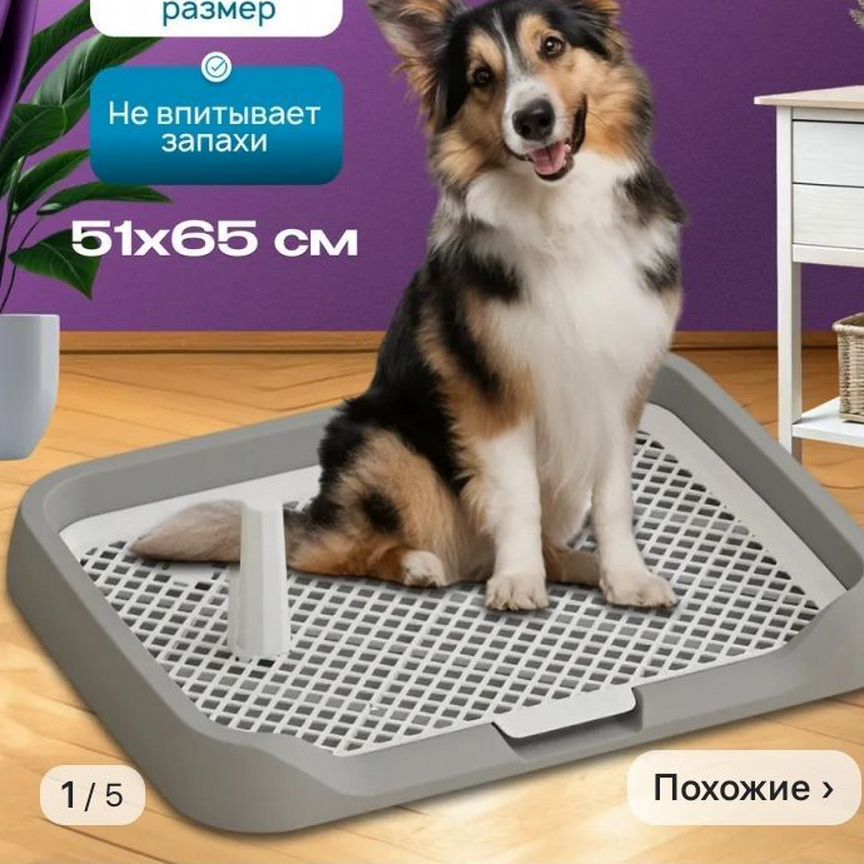 Лоток для собак под пеленку