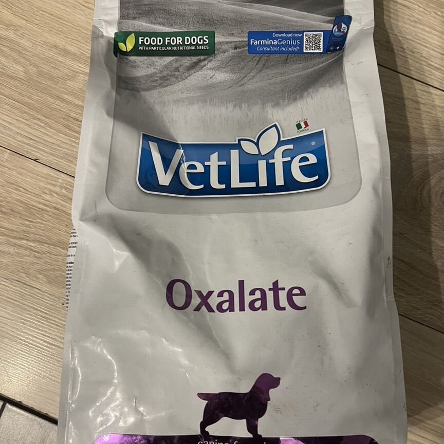 Корм для собак Farmina vetlife Oxalate 2 кг