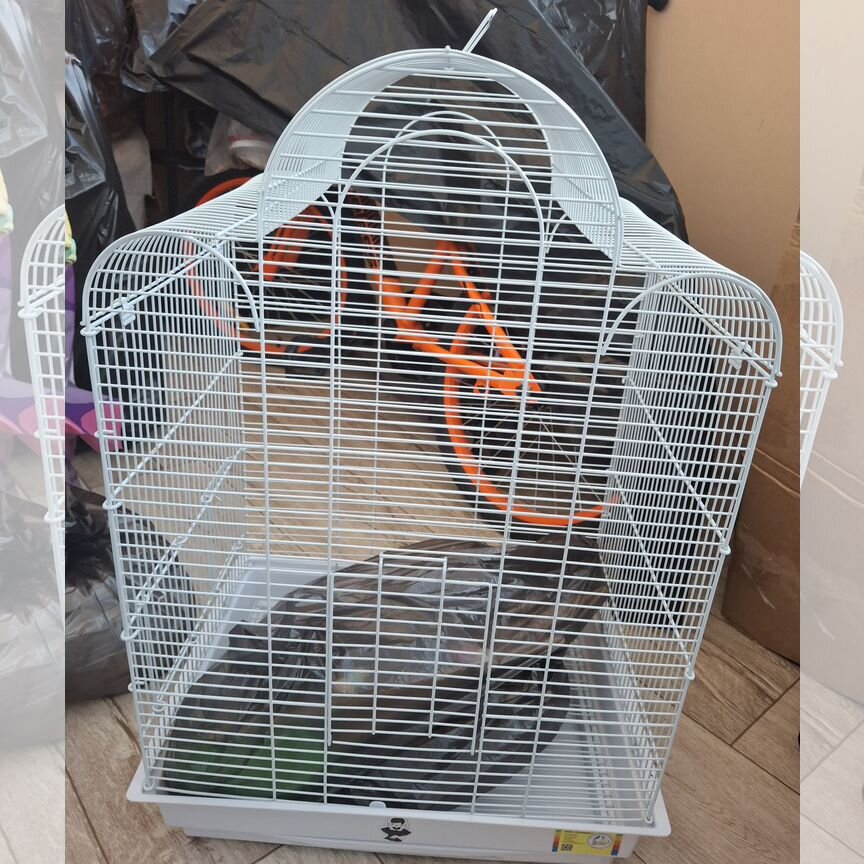 Большая клетка для птиц 68 см