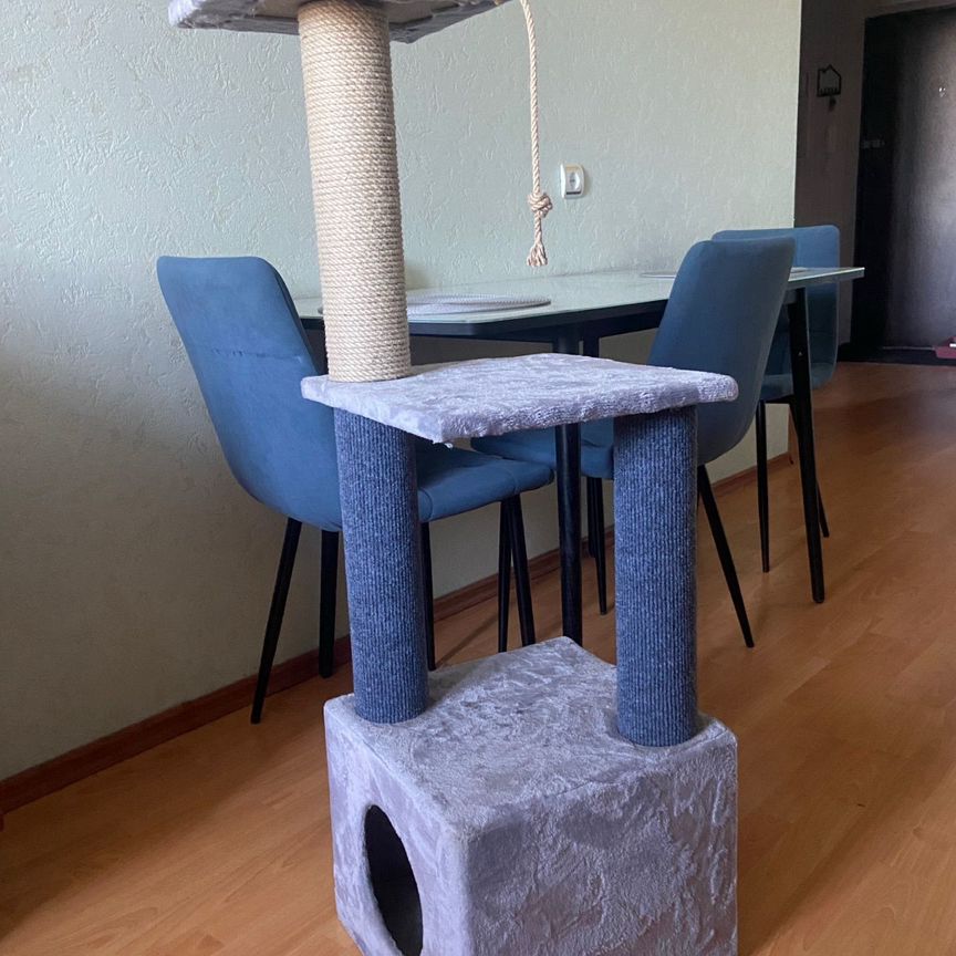 Домик-когтеточка для кошки