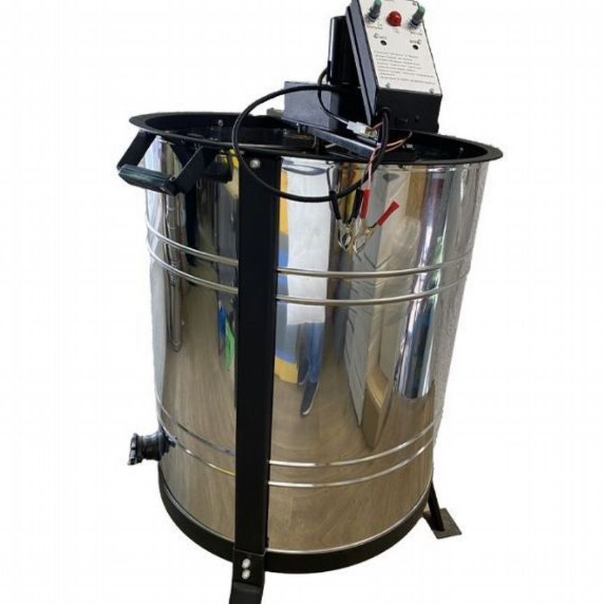 Медогонка 12В, 4 рамочная нержавейка