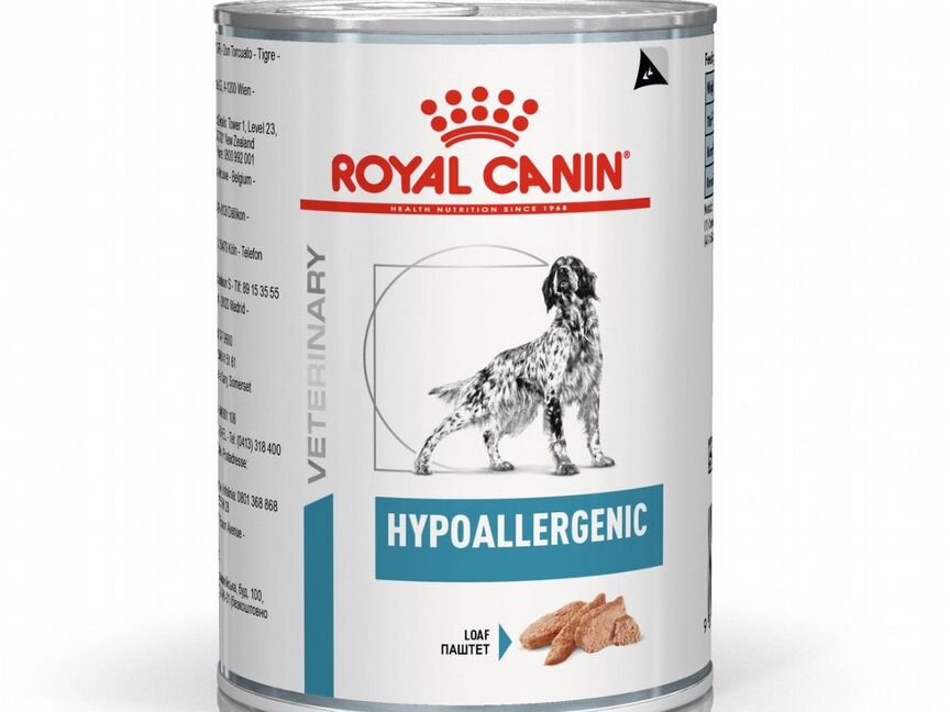 Royal Canin Hypoallergenic (паштет) корм влажный