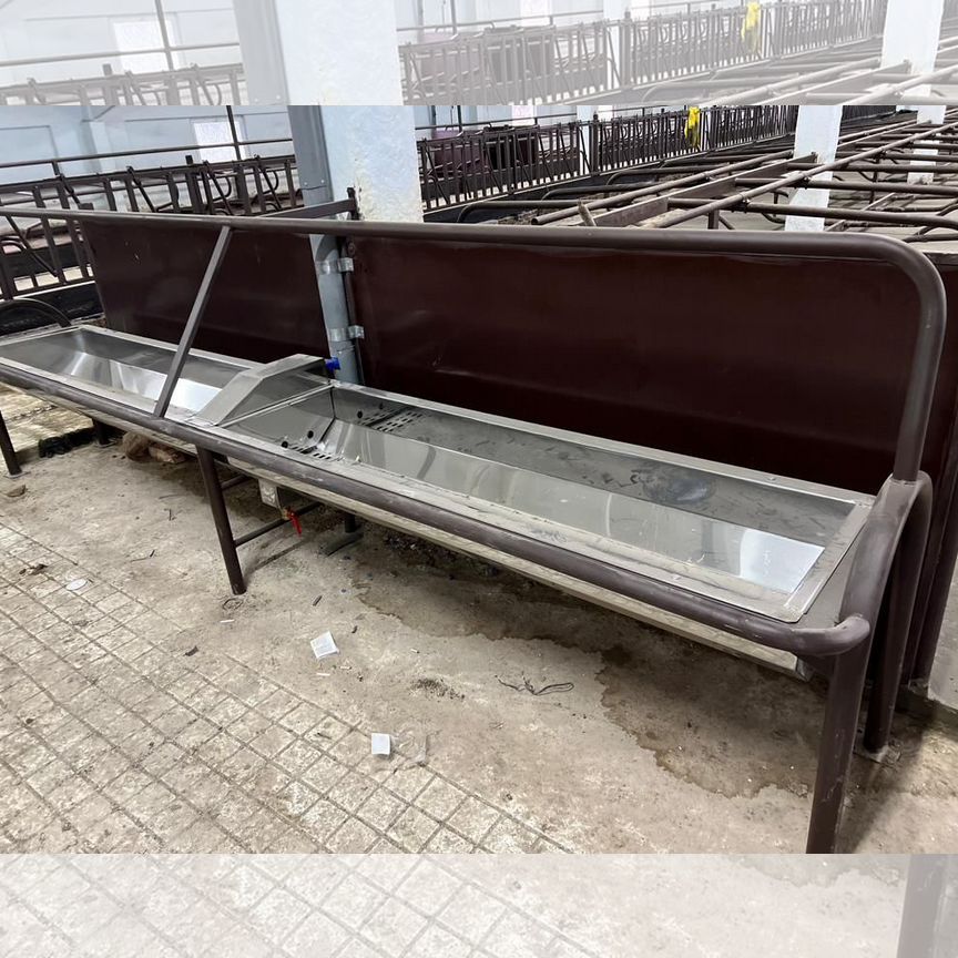 Поилки групповые с подогревом для крс ванны