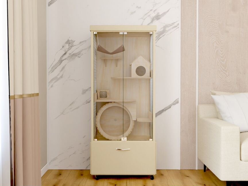 Клетка для шиншилл дегу хорька ласки бурундука 7