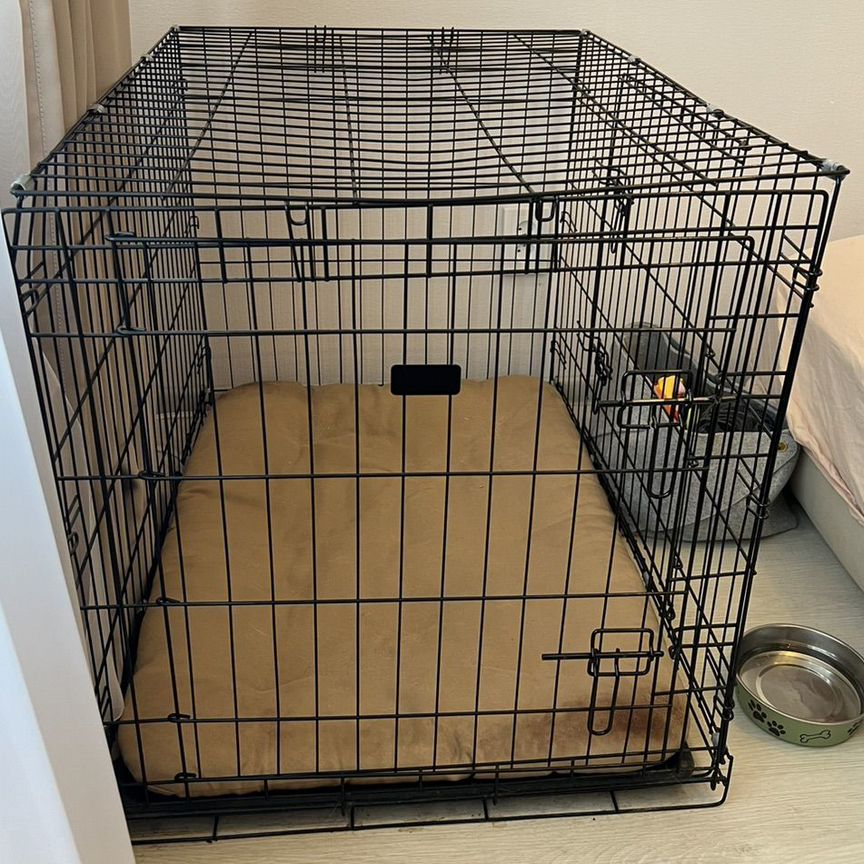 Клетка для собак с лежанкой