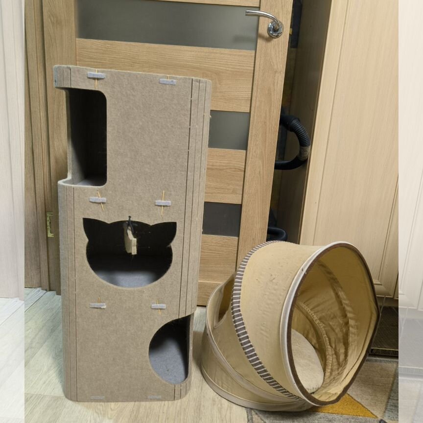 Домик для кошки с когтеточкой бу