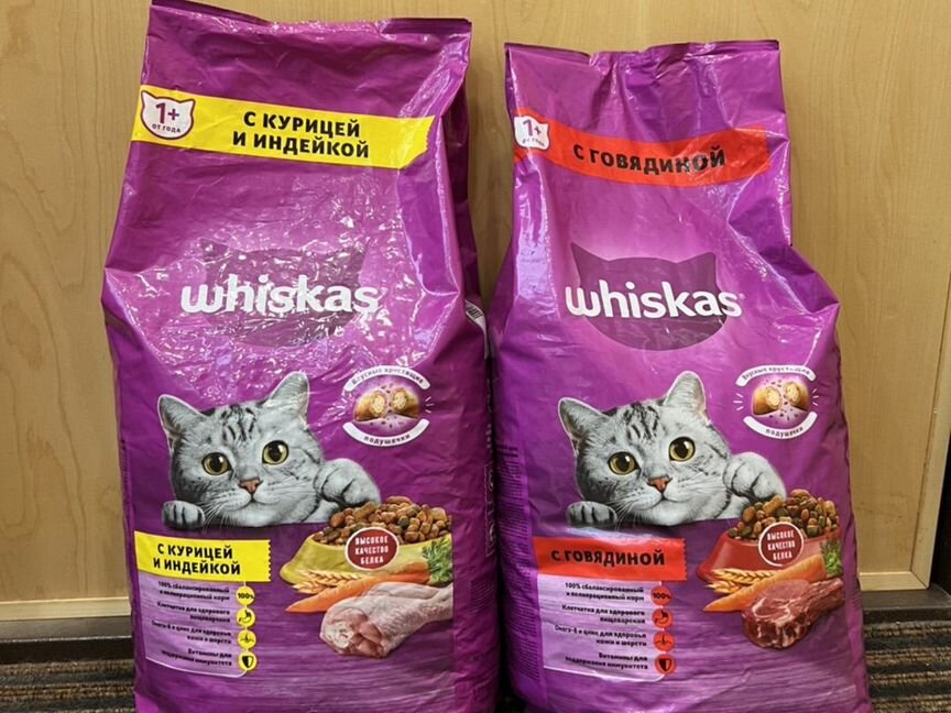 Сухой корм для кошек whiskas 5кг