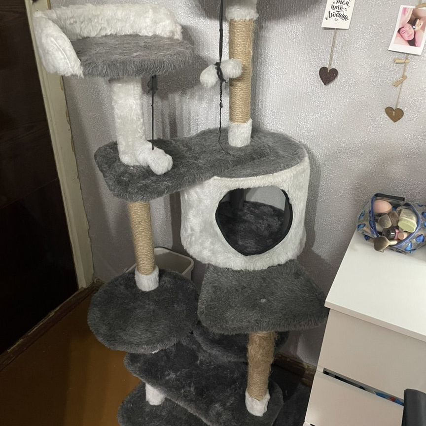 Когтеточка домик для кошки