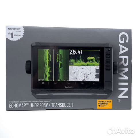 Garmin Echomap UHD2 93sv c датчиком GT56 купить в Москве | Хобби и ...