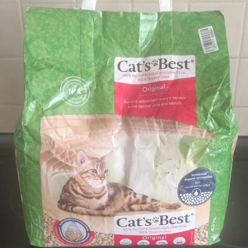Наполнитель для кошачьего туалета Cat's best