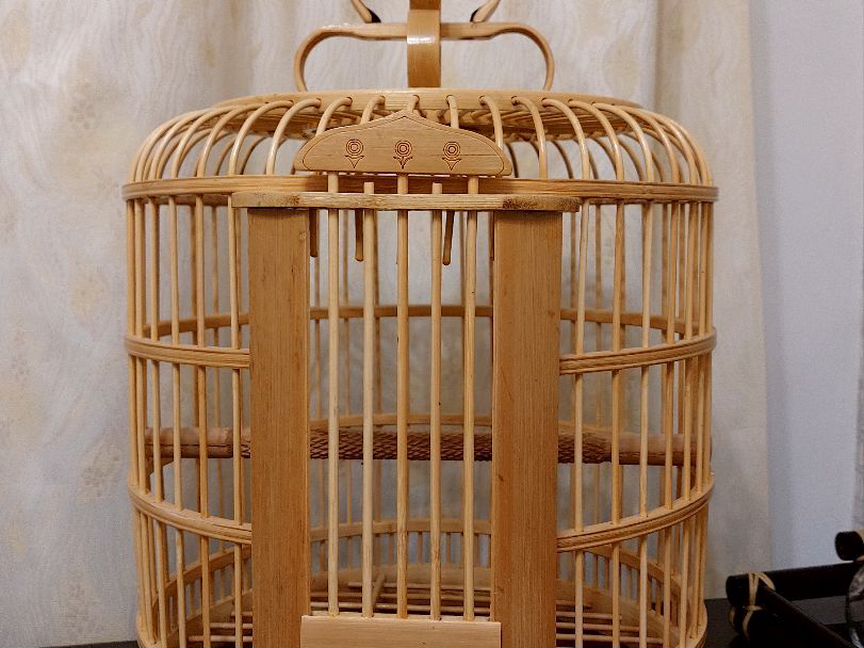 Бамбуковая клетка,ручная работа