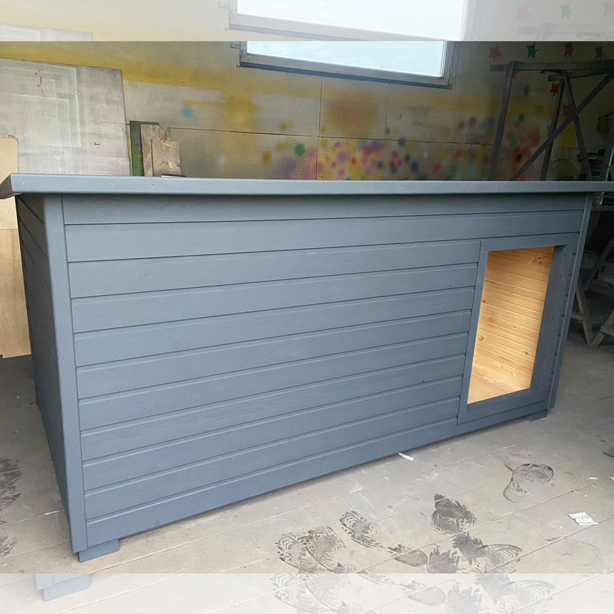 Будка для алабая утепленная