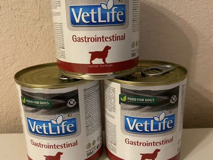 Консервы для собак vetLife gastrointest