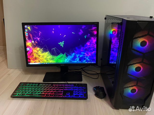 Игровой пк с монитором i5 4670 16gb 2 видеокарты купить в Москве ...