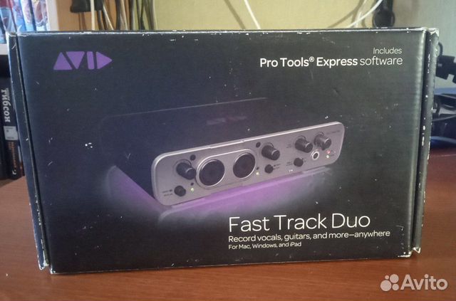 Звуковая карта Avid Fast Track Duo with Pro Tools купить в Москве ...